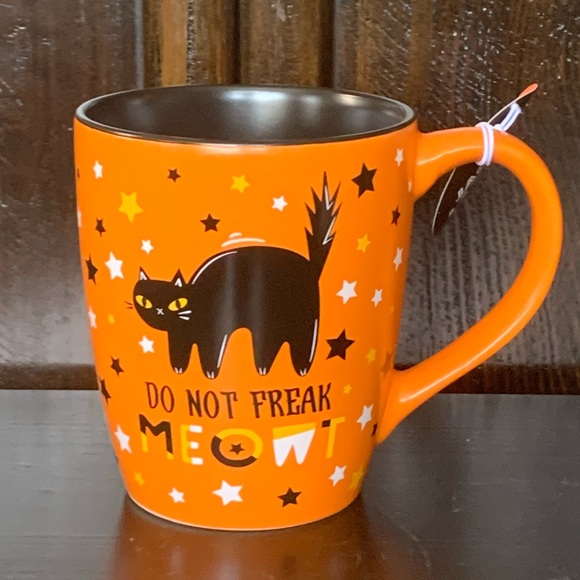 Holiday | Do Not Freak Meowt Black Cat 25oz Halloween Mug | Poshmark